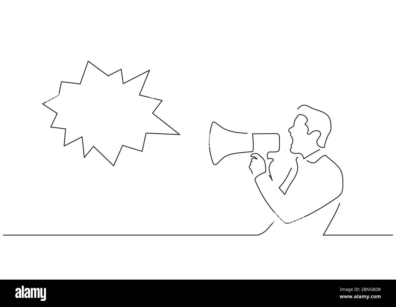 Communication isolated line drawing, vector illustration design Stock ...
