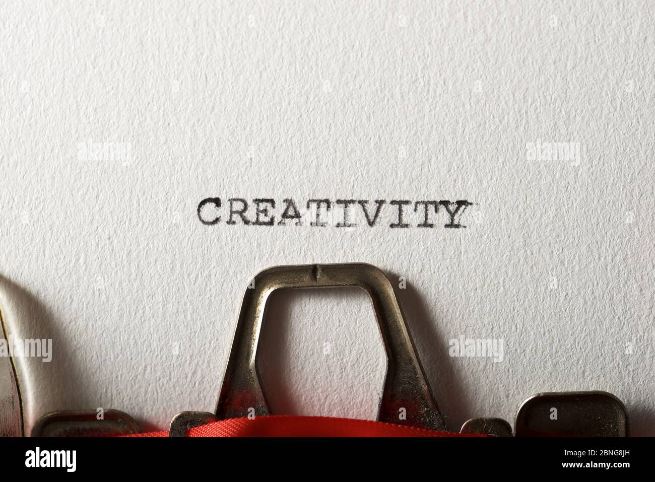 The word Creativity written with a typewriter Stock Photo - Alamy