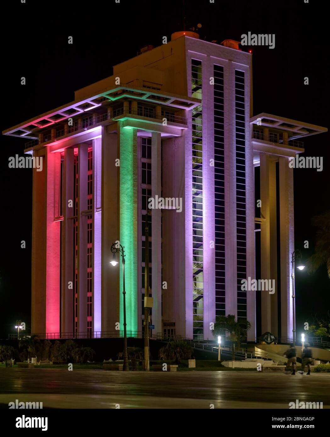 VERACRUZ, MEXICO 20 JUNE 2018: The Pemex building on the port of ...