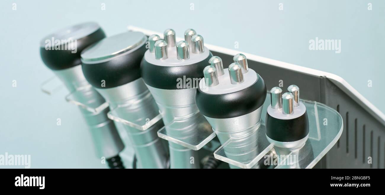 Vacuum massage device. Anti cellulite body correction treatment. Loss ...