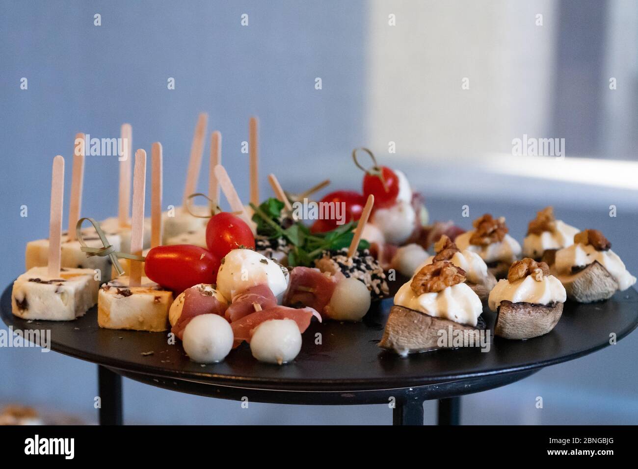 Delicious table with refreshments and cuisine hi-res stock photography ...