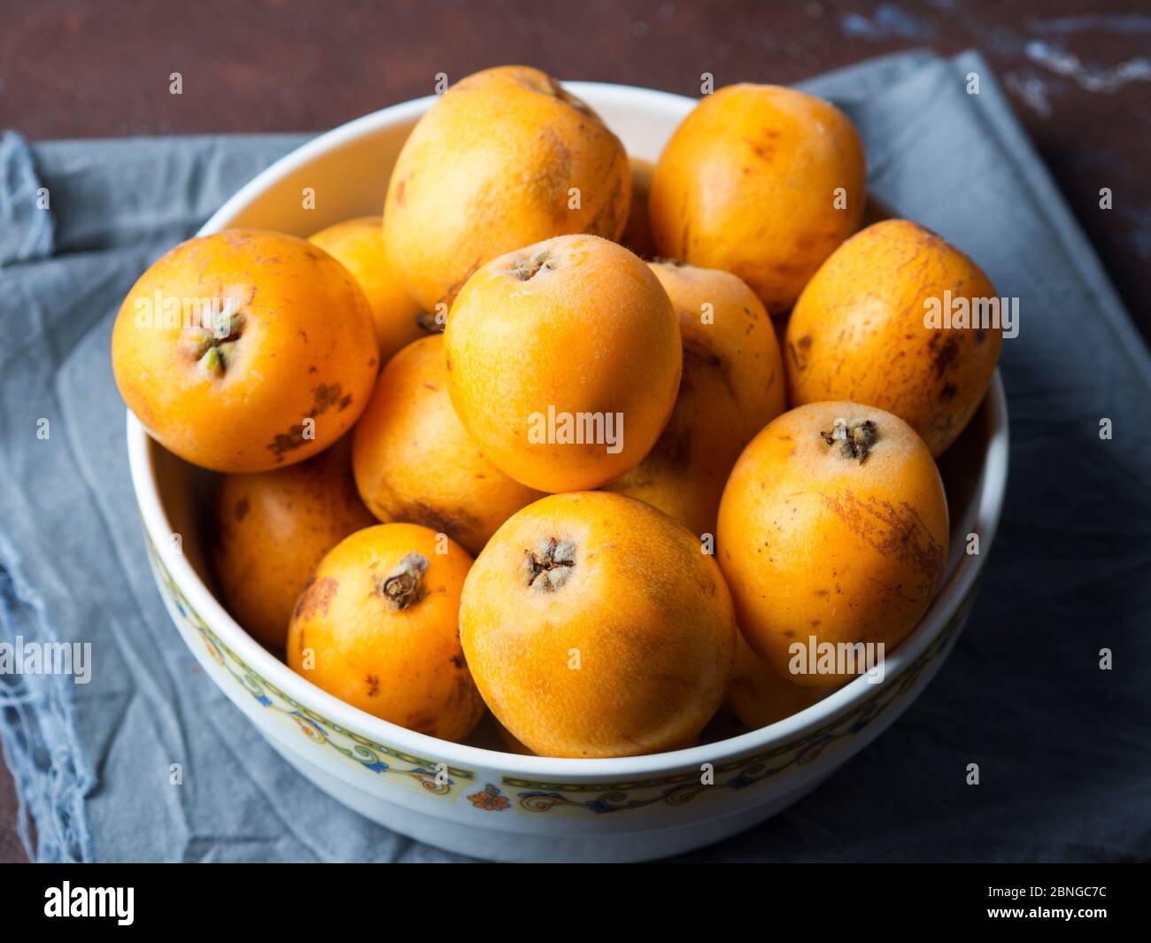 Loquat medlar fruit hi-res stock photography and images - Alamy