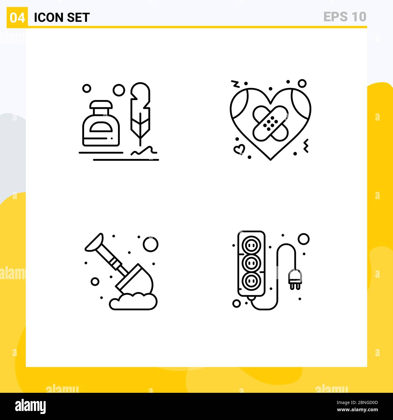 Broken spade Stock Vector Images - Alamy