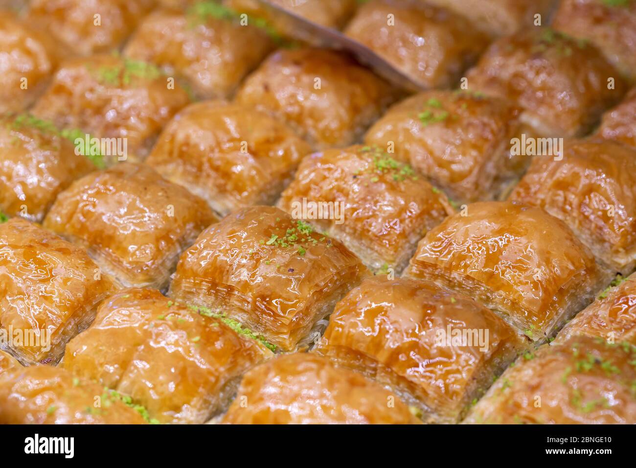 Baklava pastry dessert Stock Photo - Alamy