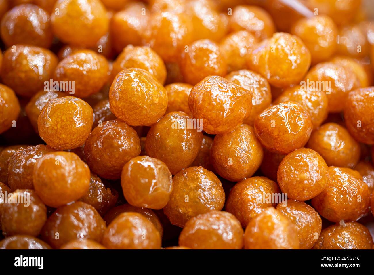 Traditional Turkish Lokma Sweet Stock Photo - Alamy