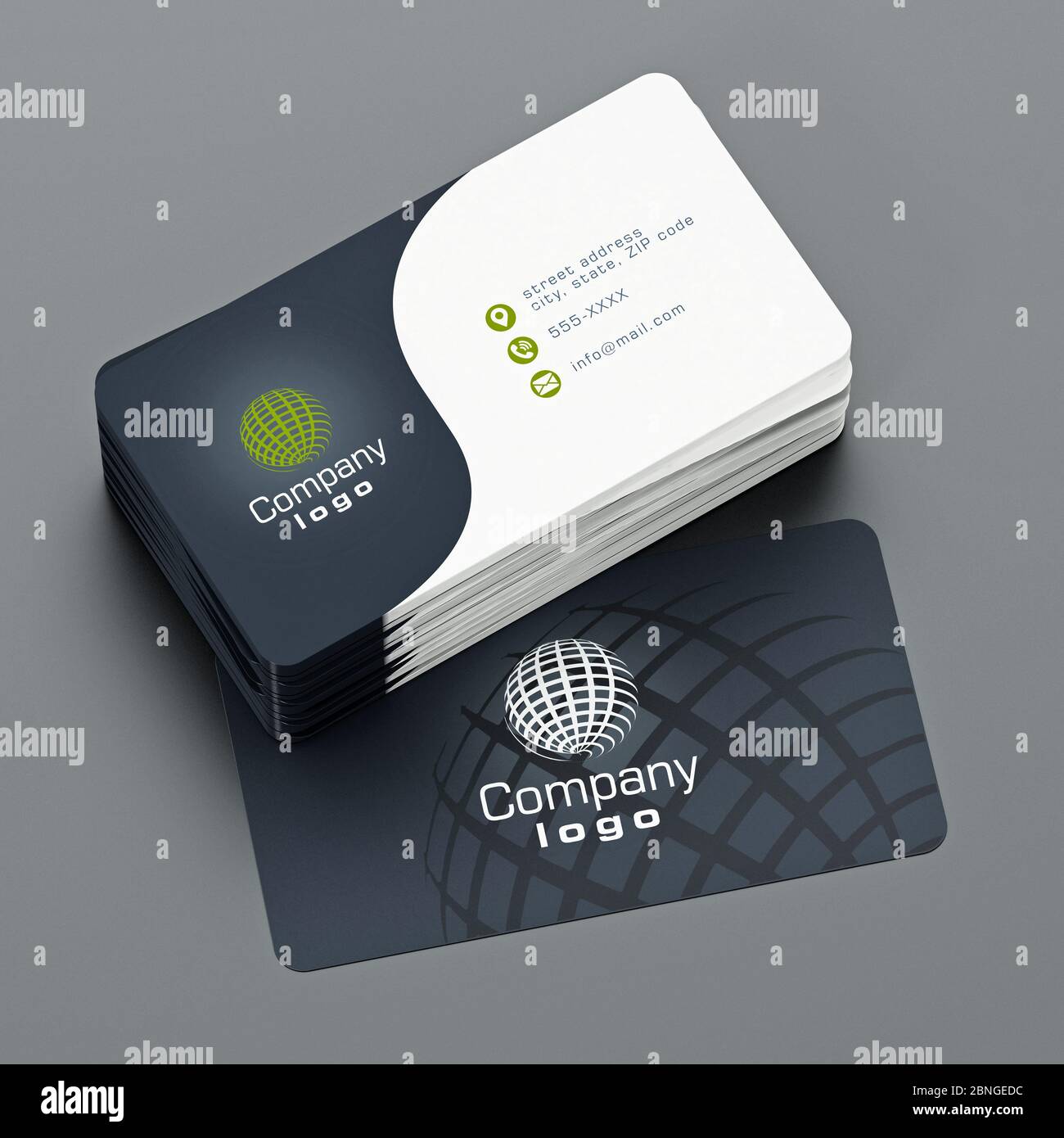 Business Card 3d Template