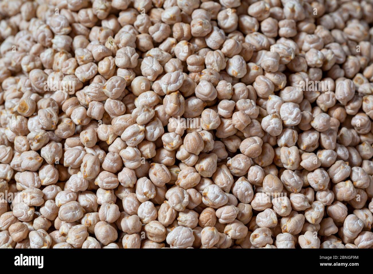 food background from a texture of raw chickpeas close-up Stock Photo ...