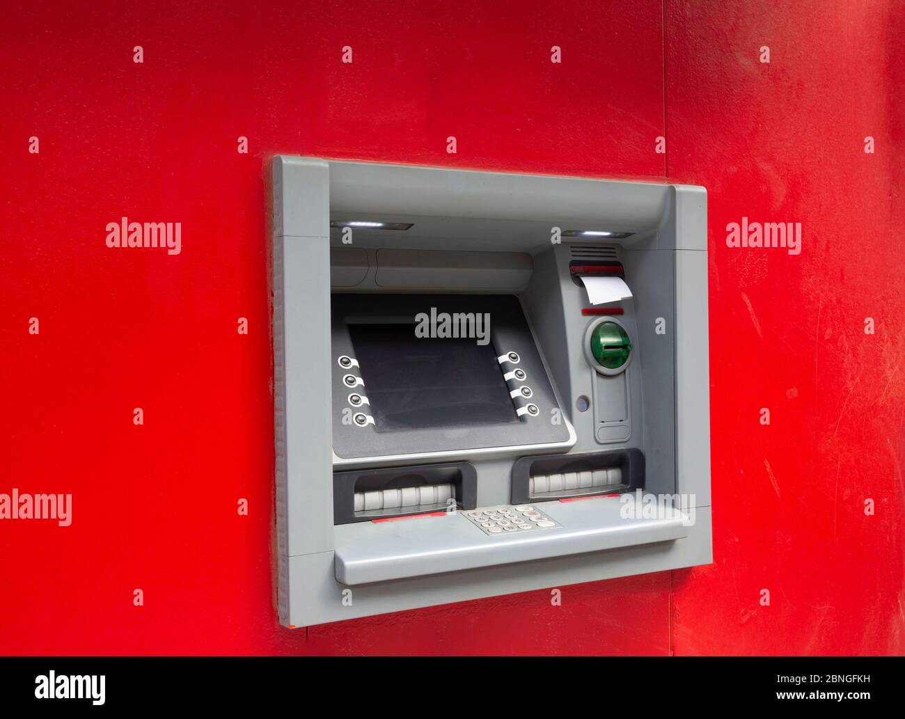 automated teller machine on the wall Stock Photo - Alamy