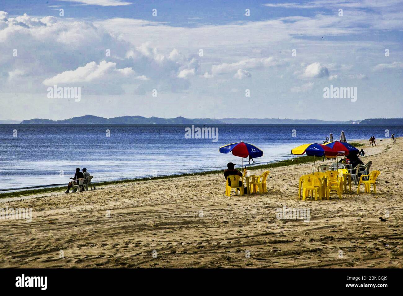 Brazil Beach Umbrella Scene High Resolution Stock Photography and ...