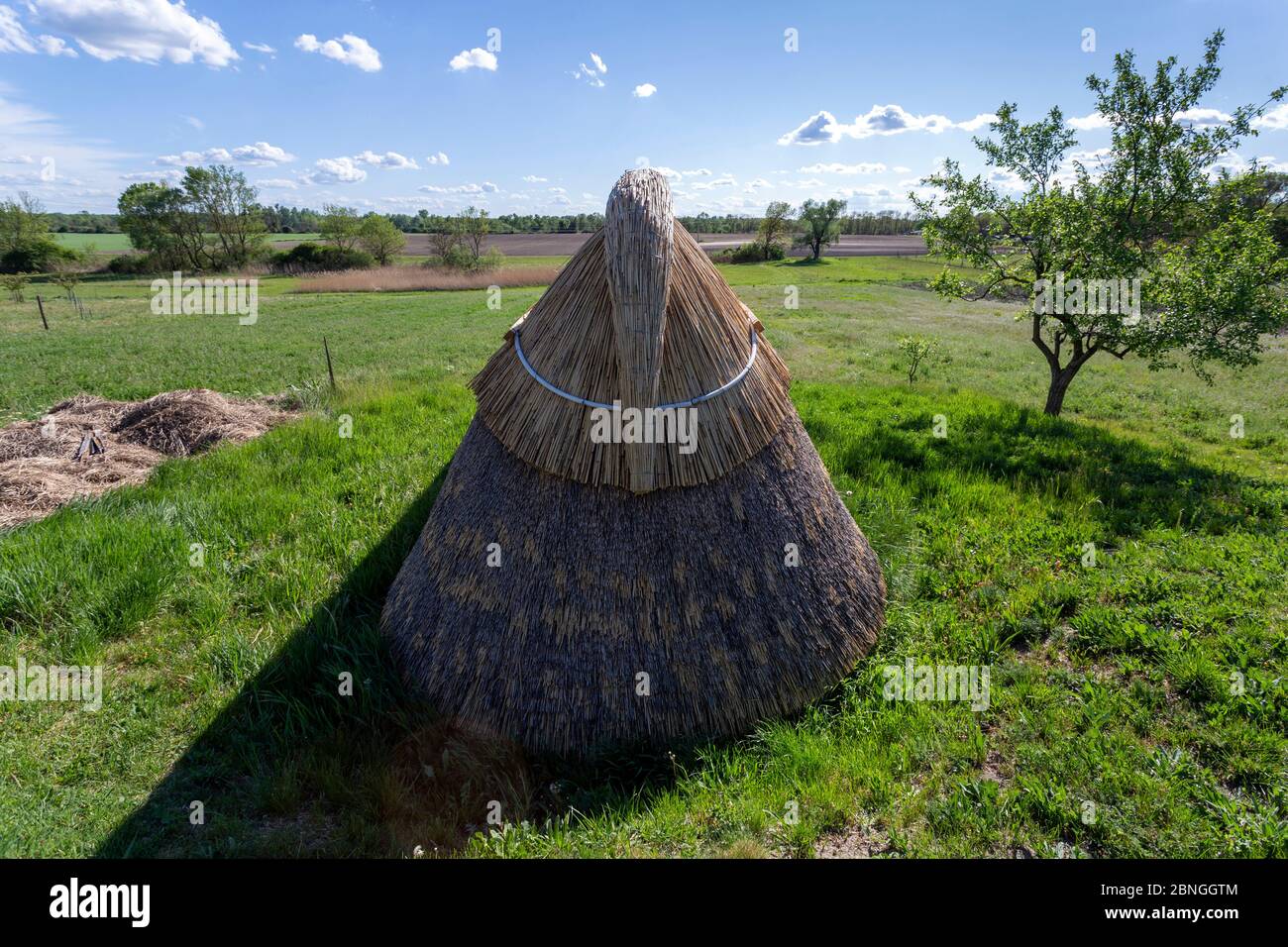 Wine cellars in Ocsa, Hungary on a sunny day Stock Photo - Alamy