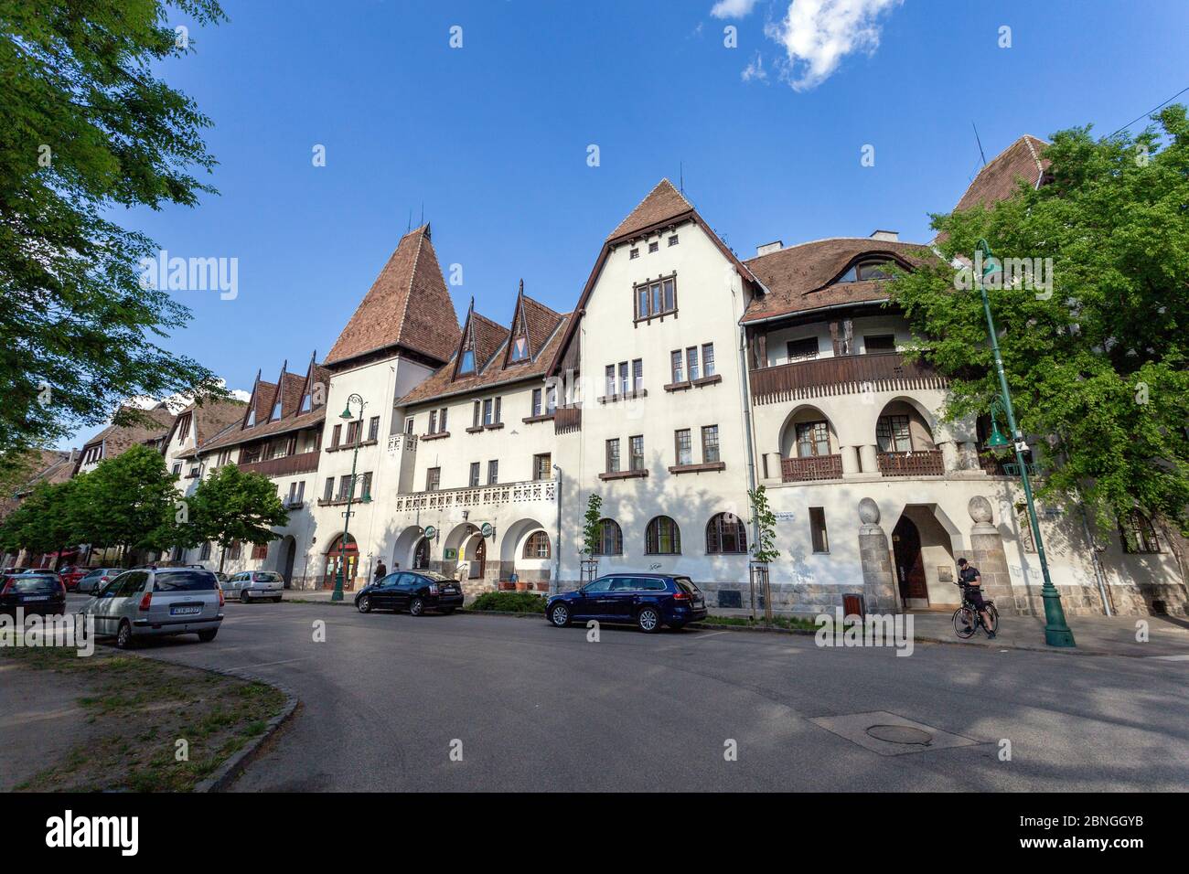 Budapest, Hungary - 05 02 2020: Buildings of the Wekerletelep (Wekerle ...