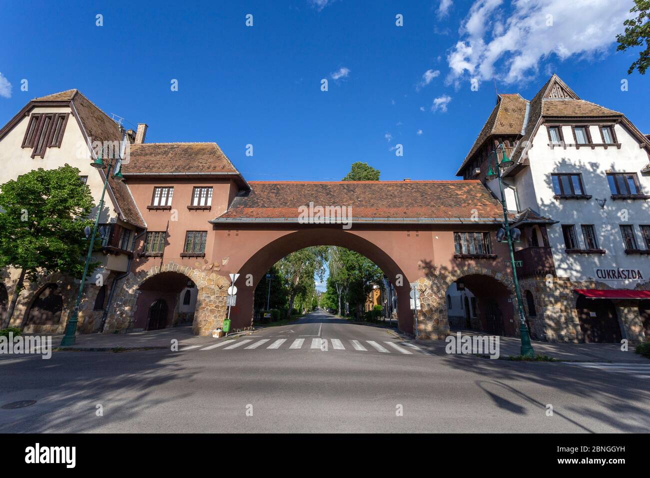 Budapest, Hungary - 05 02 2020: Buildings of the Wekerletelep (Wekerle ...