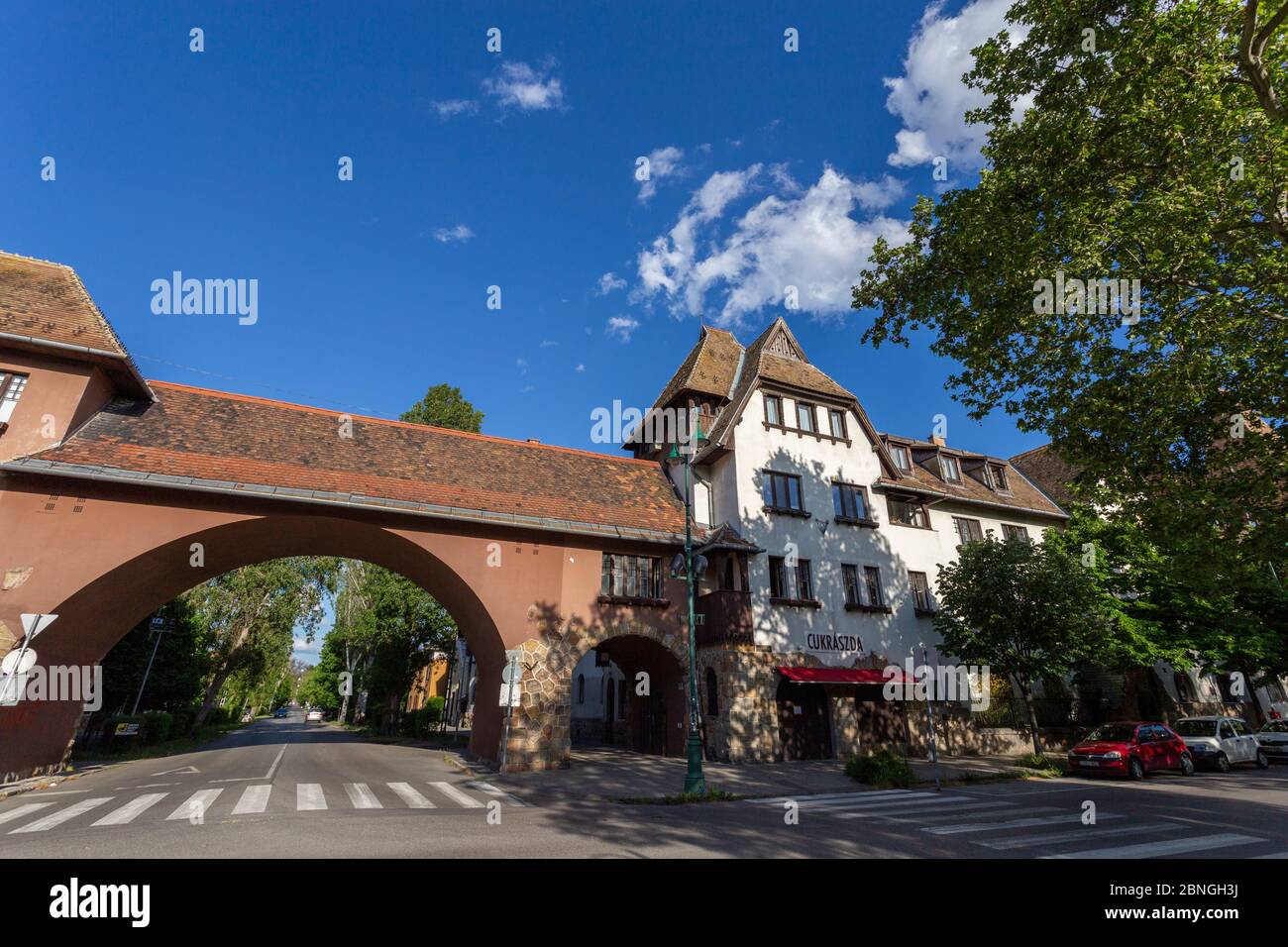 Budapest, Hungary - 05 02 2020: Buildings of the Wekerletelep (Wekerle ...