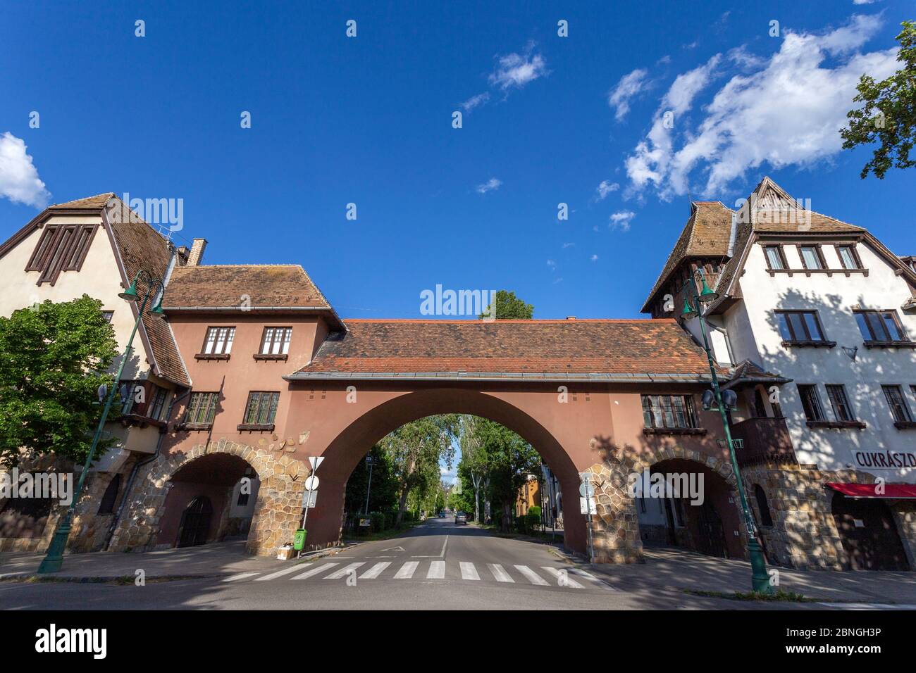 Budapest, Hungary - 05 02 2020: Buildings of the Wekerletelep (Wekerle ...