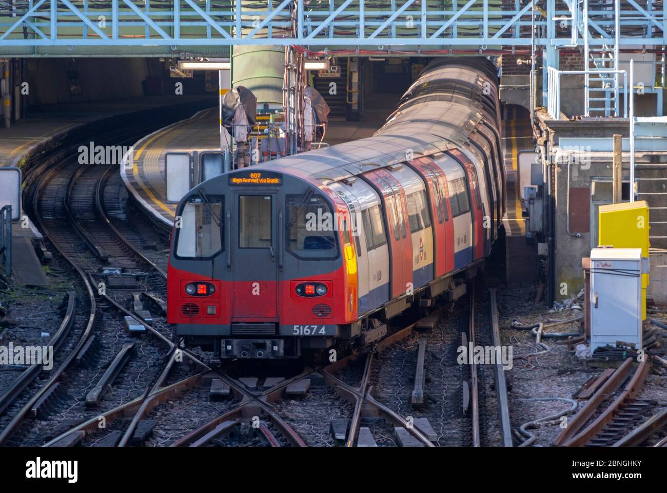 Morden Station, London, UK. 15 May 2020. On day 53 of Coronavirus ...