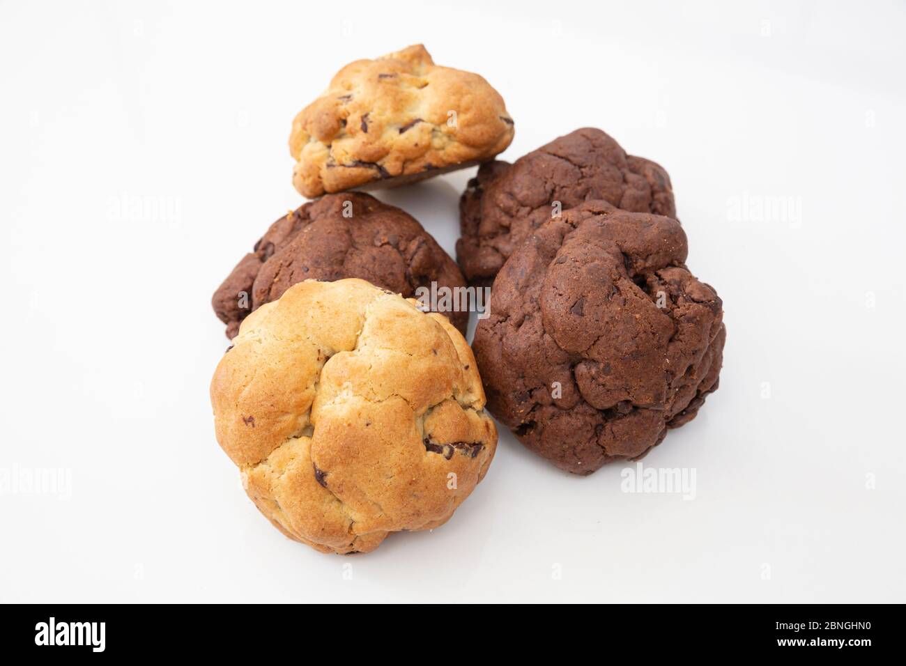 Chocolate chip cookies Stock Photo - Alamy