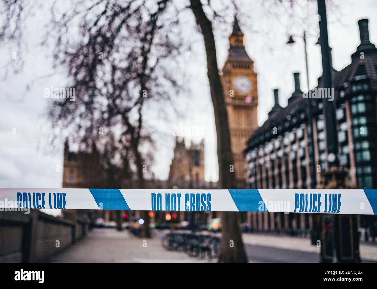 London, crime scene, Westminster Stock Photo - Alamy