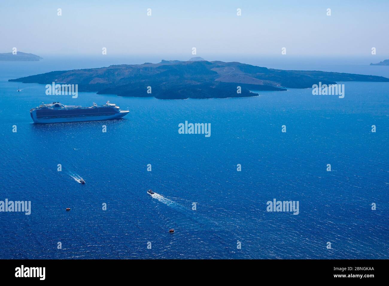 Santorini volcano view. Santorini, Cyclades, Greece Stock Photo - Alamy