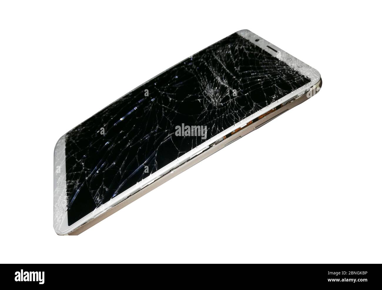 Broken mobile phone Stock Photo - Alamy