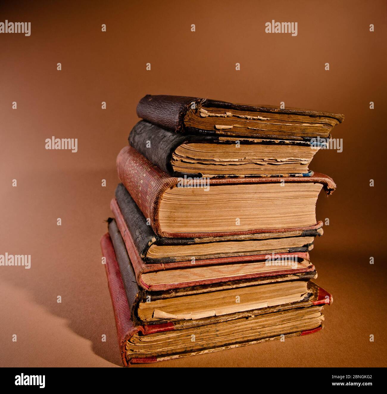 old antique books from scuffs and scratches Stock Photo - Alamy