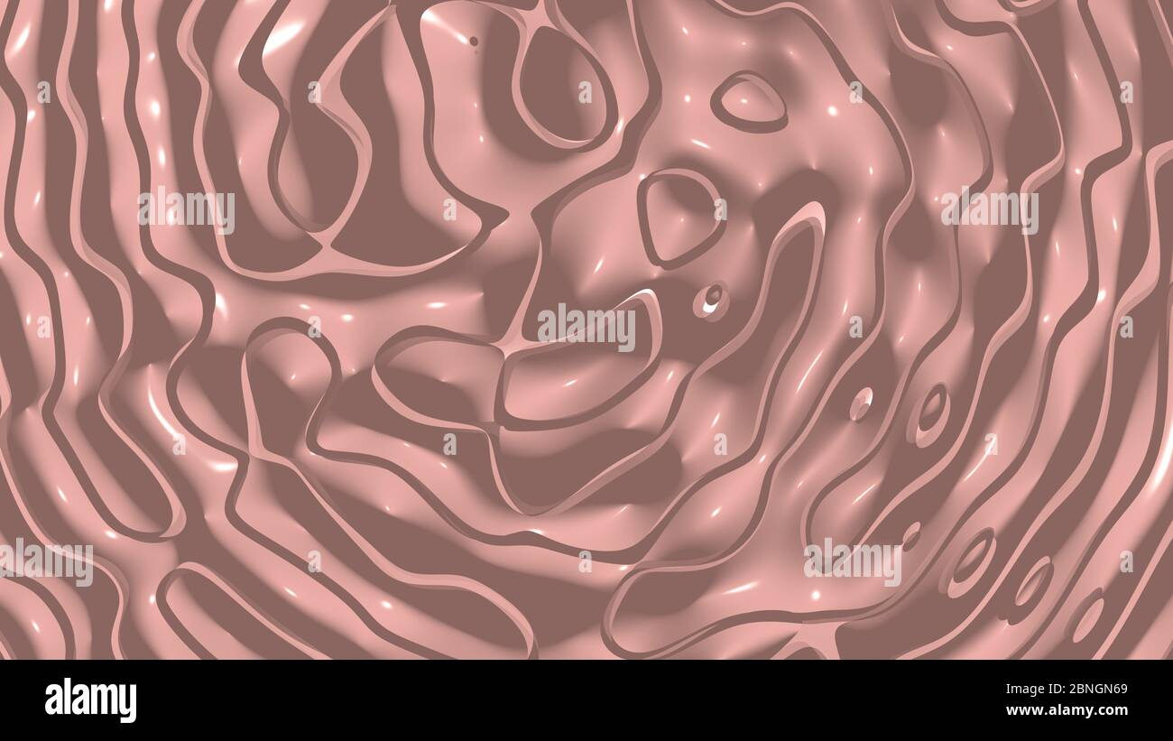 Simple light SALMON monochromic 3D abstract background image made of ...