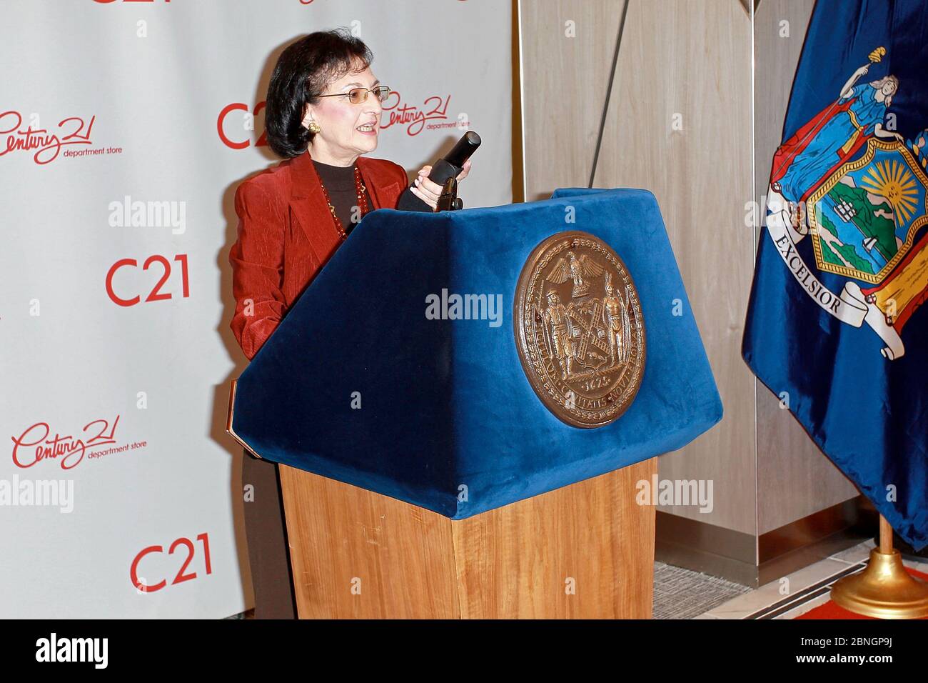 New York, NY, USA. 21 September, 2011. Betty Cohen at the ribbon ...