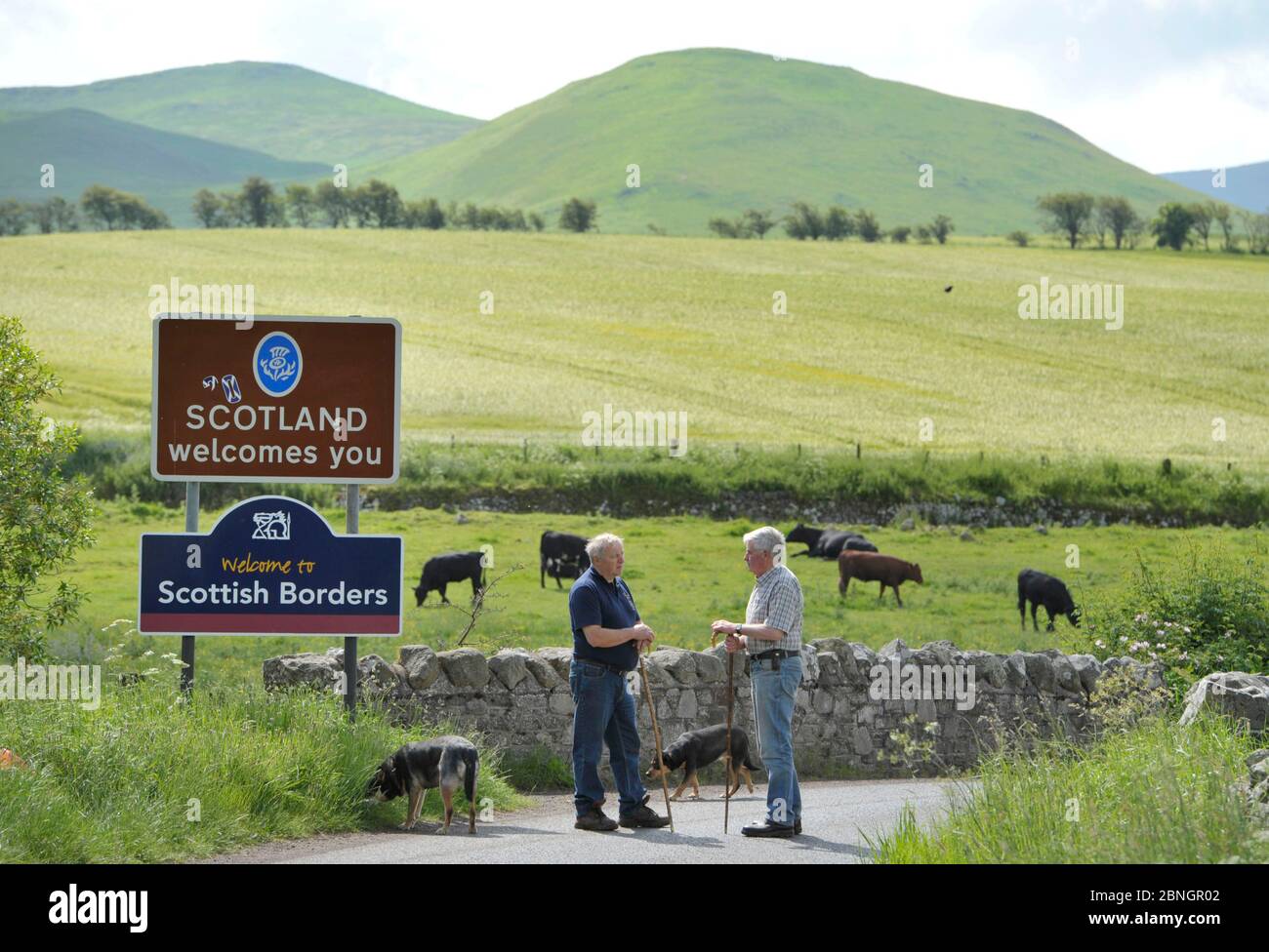 English scottish border hi-res stock photography and images - Alamy
