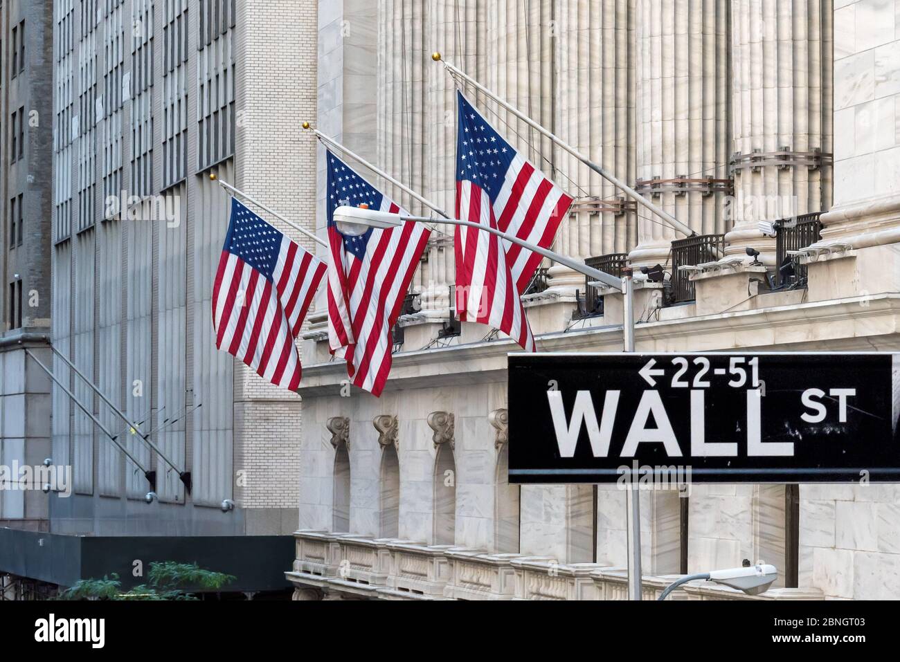 Wall street in New York City Stock Photo - Alamy