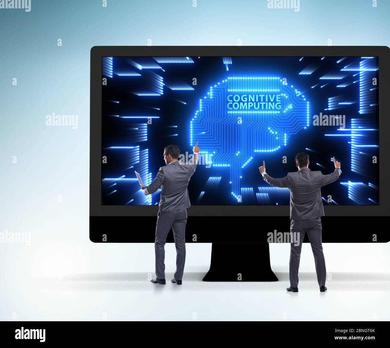 The cognitive computing concept as modern technology Stock Photo - Alamy