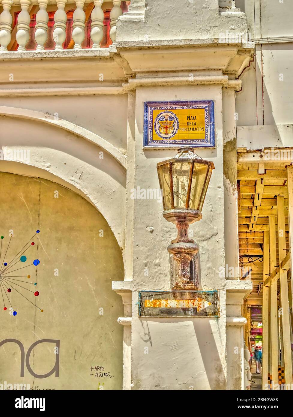 Cartagena, Colombia: Colonial center, HDR Image Stock Photo - Alamy