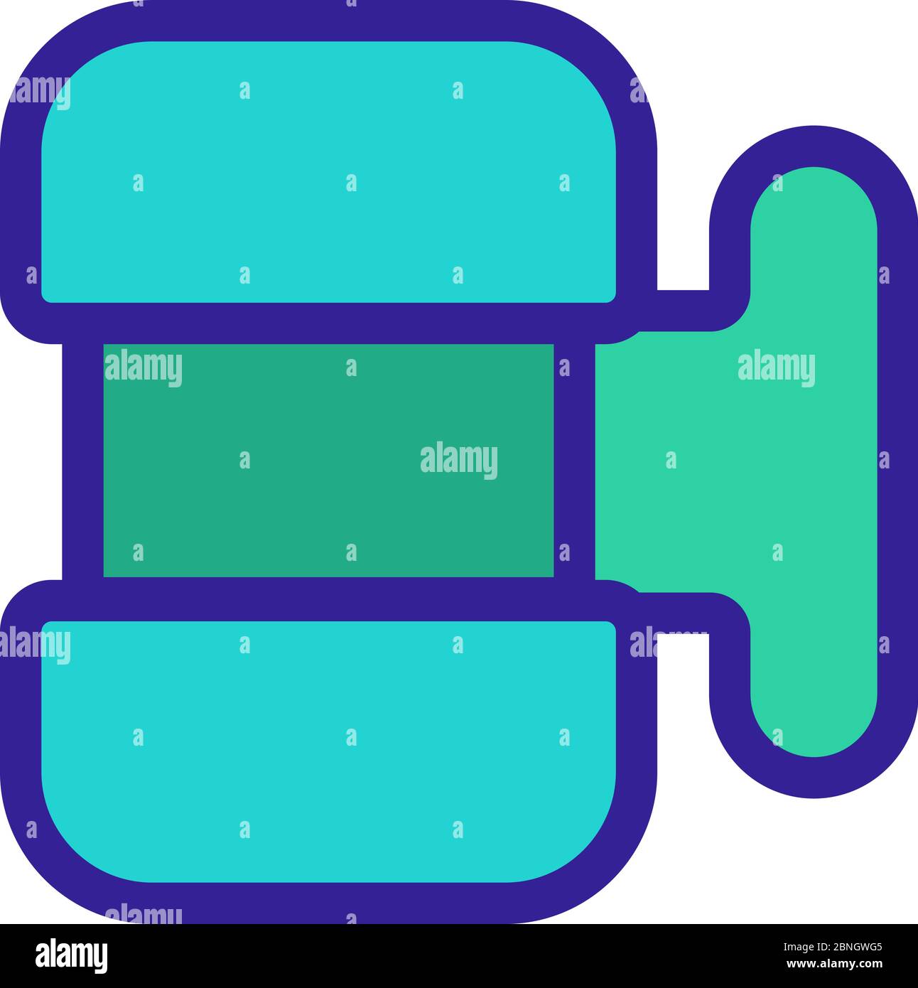 sample food storage container icon vector outline illustration Stock ...