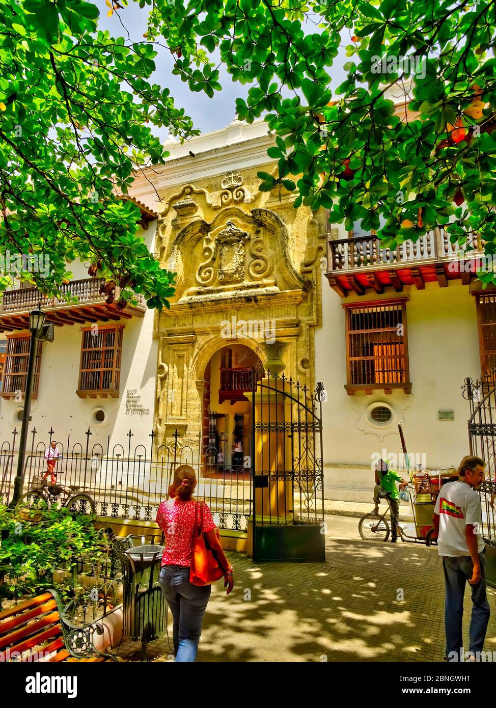 Cartagena, Colombia: Colonial center, HDR Image Stock Photo - Alamy