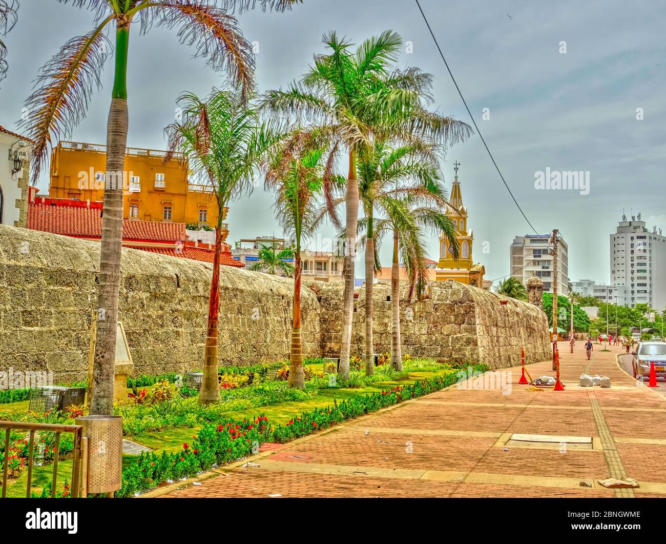 Cartagena, Colombia: Colonial center, HDR Image Stock Photo - Alamy