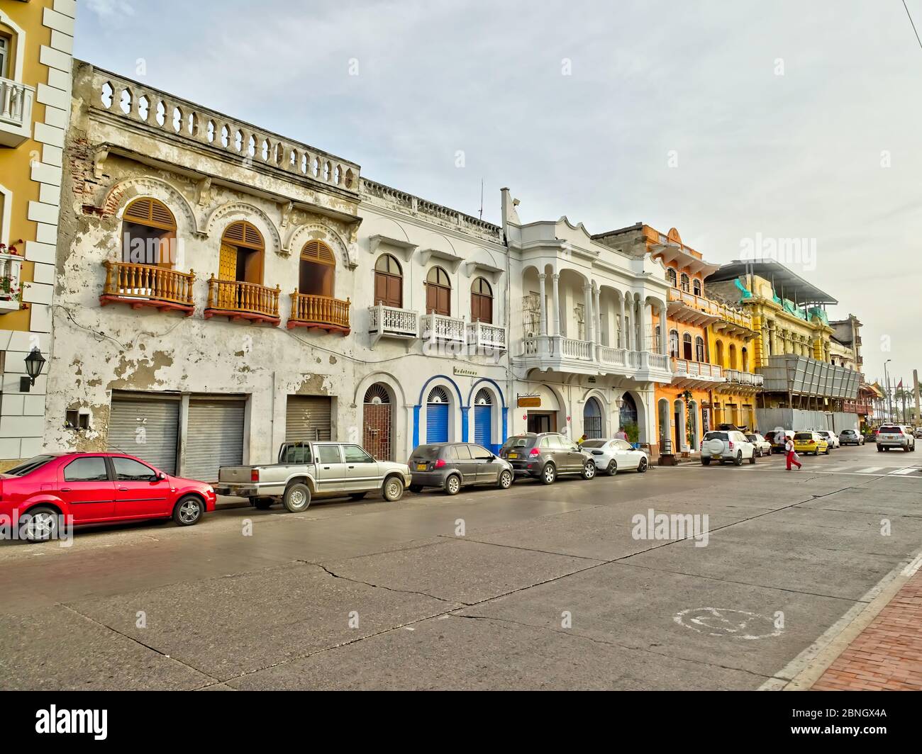 Cartagena, Colombia: Colonial center, HDR Image Stock Photo - Alamy