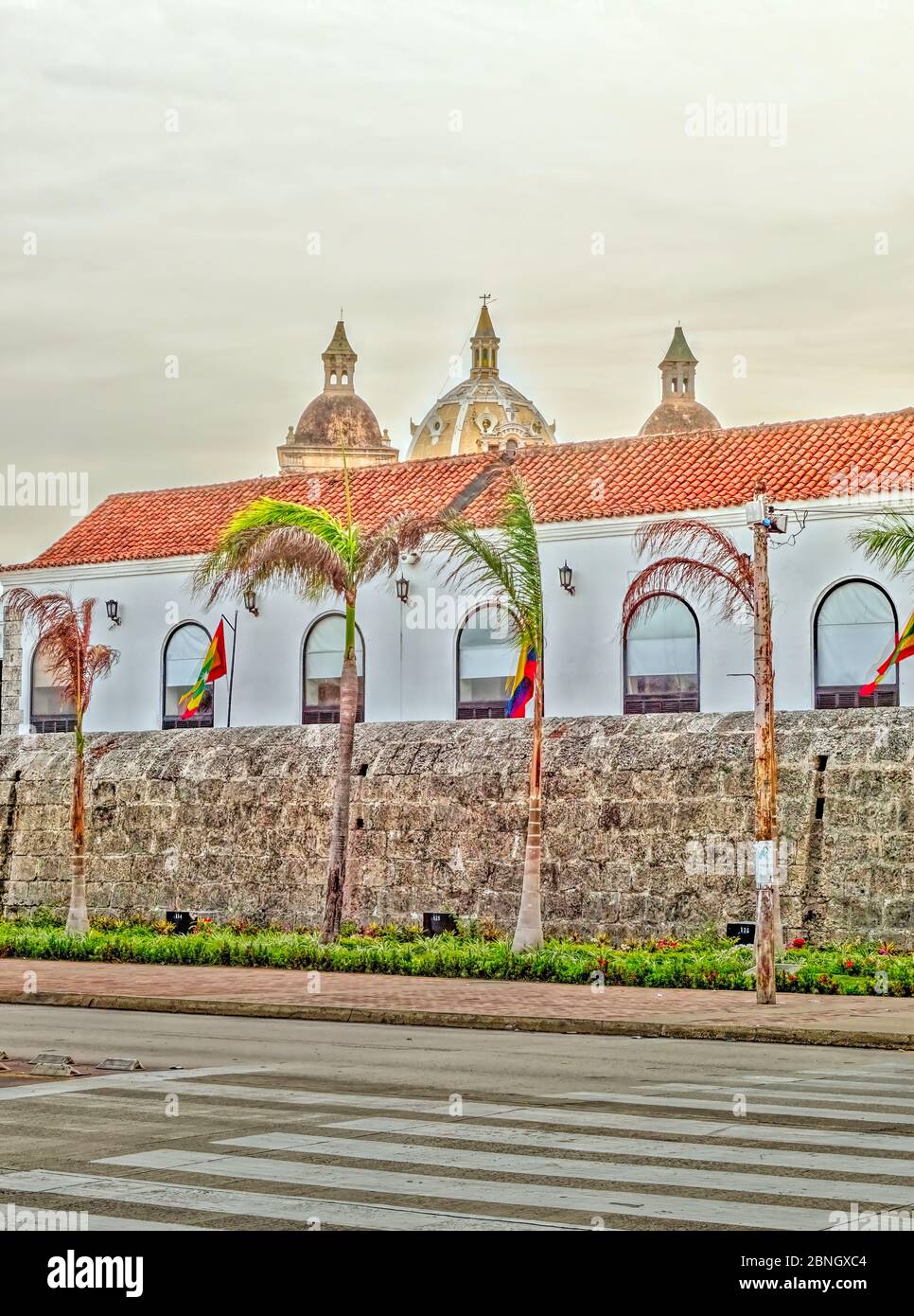 Cartagena, Colombia: Colonial center, HDR Image Stock Photo - Alamy