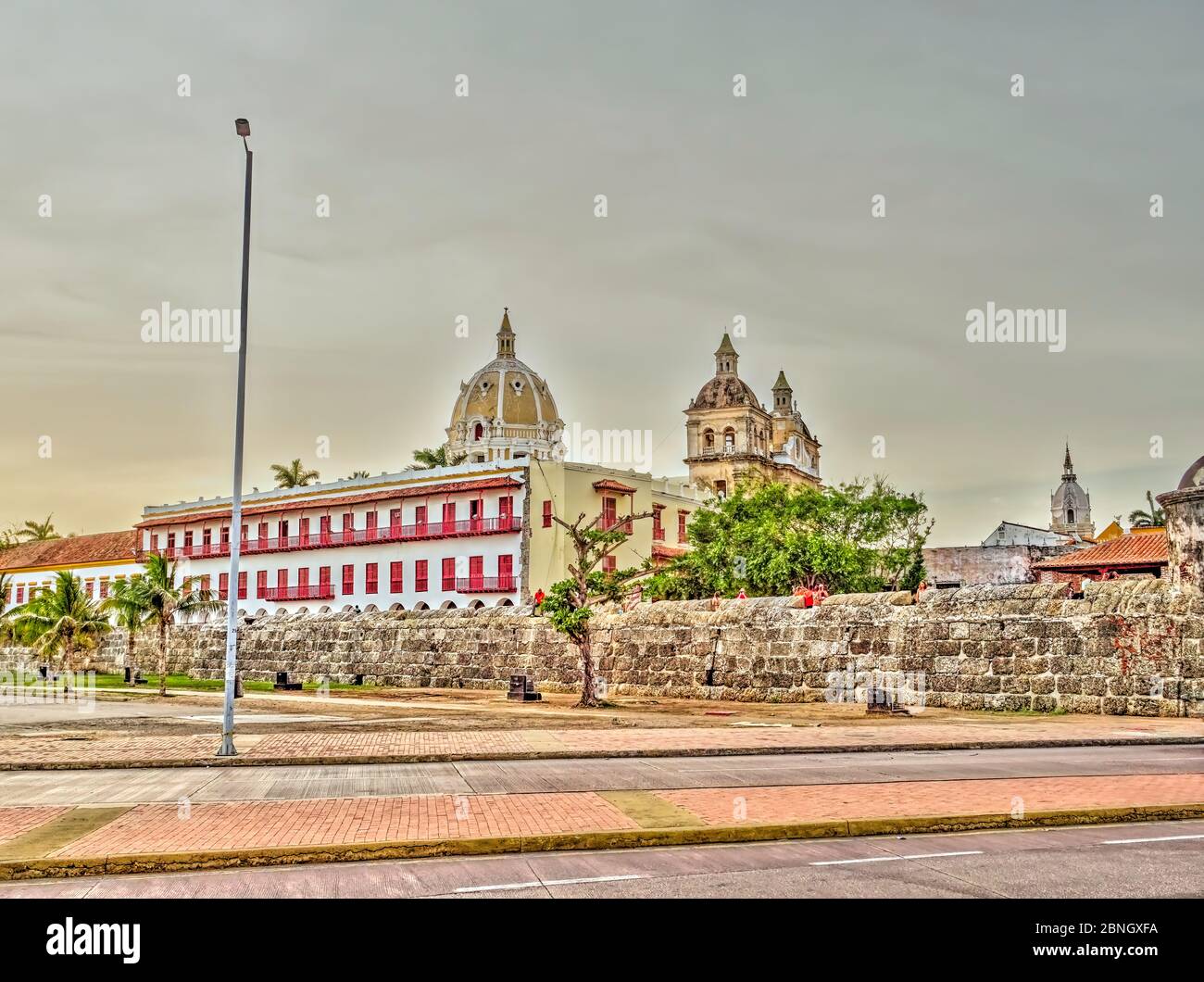 Cartagena, Colombia: Colonial center, HDR Image Stock Photo - Alamy