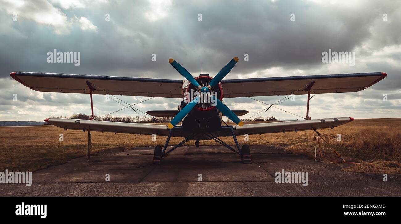 Cabin biplane hi-res stock photography and images - Alamy