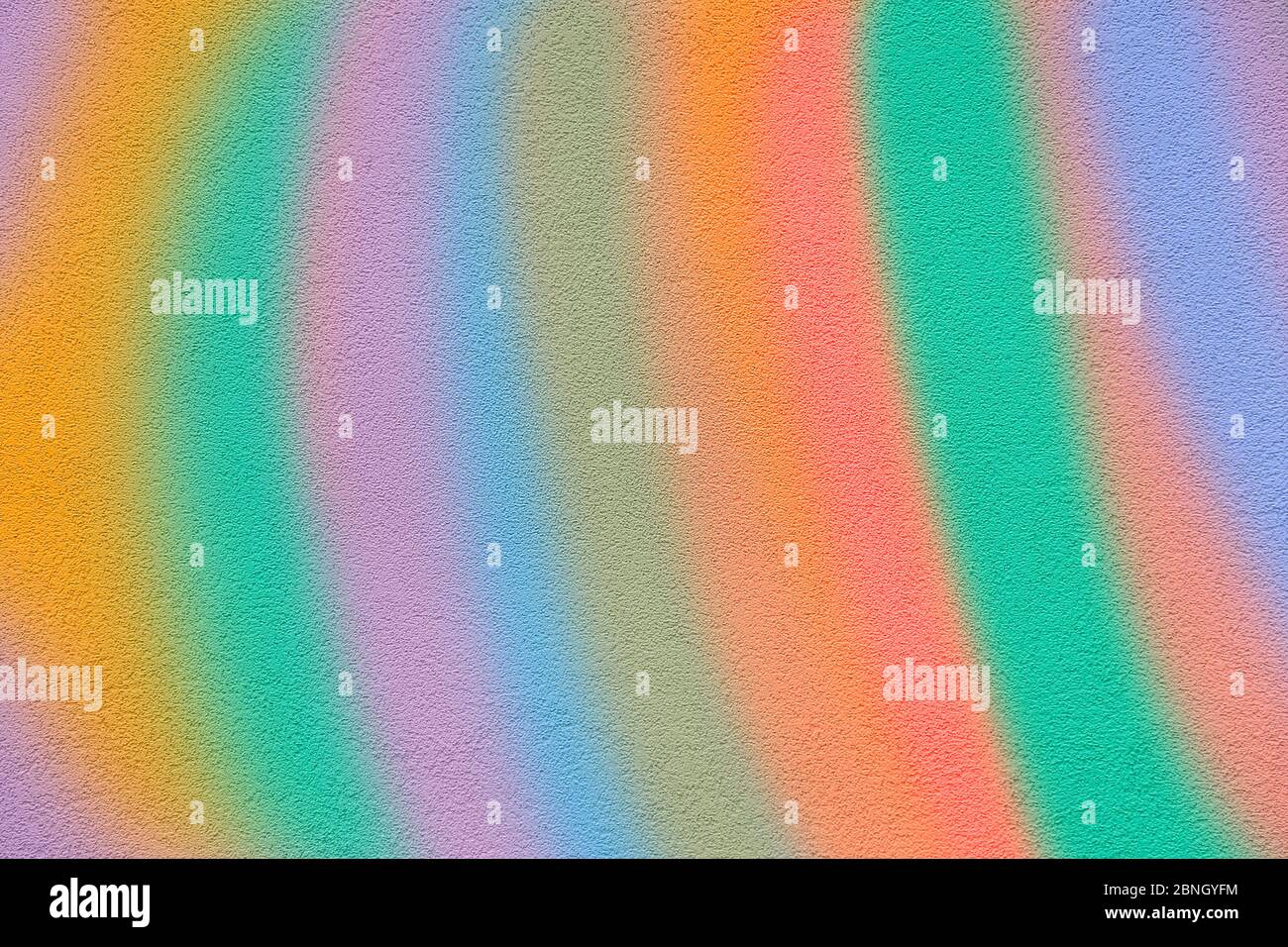 Multicolor painted background from building wall. Different colors ...