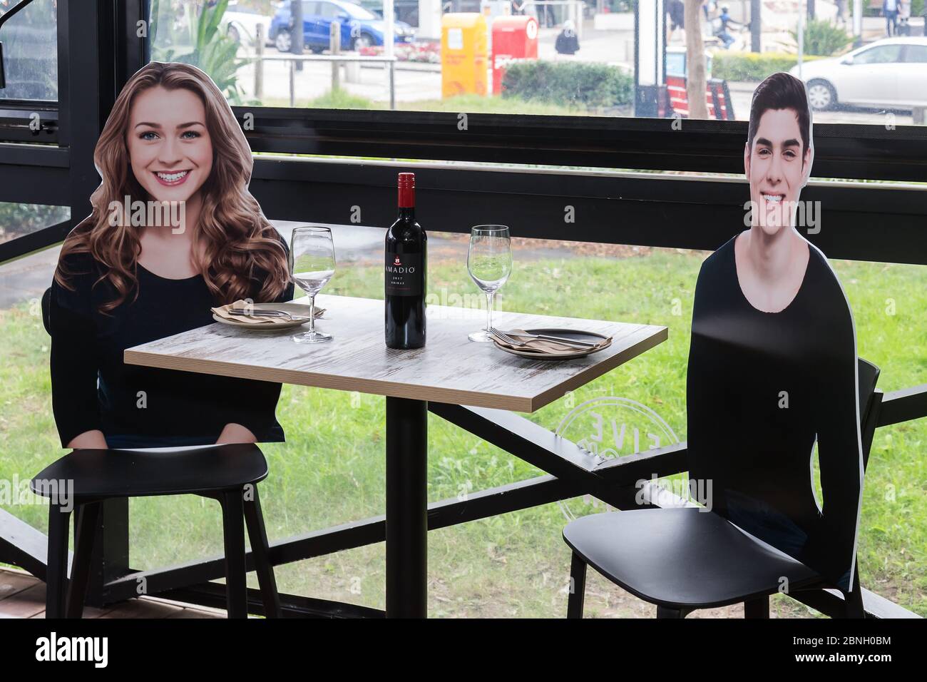 Cardboard models at tables hi-res stock photography and images - Alamy