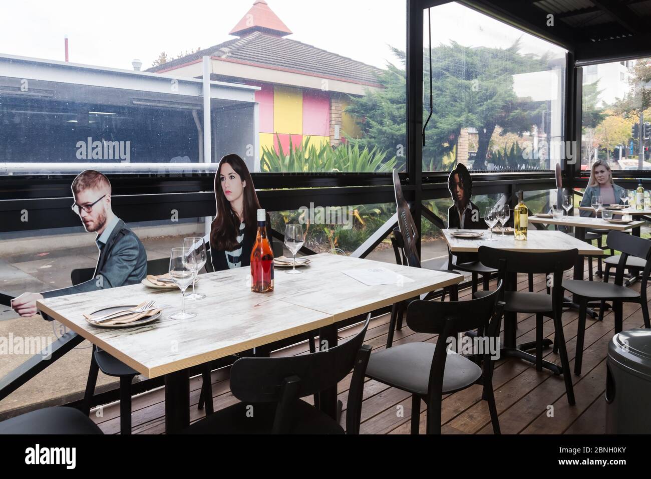 Cardboard models at tables hi-res stock photography and images - Alamy