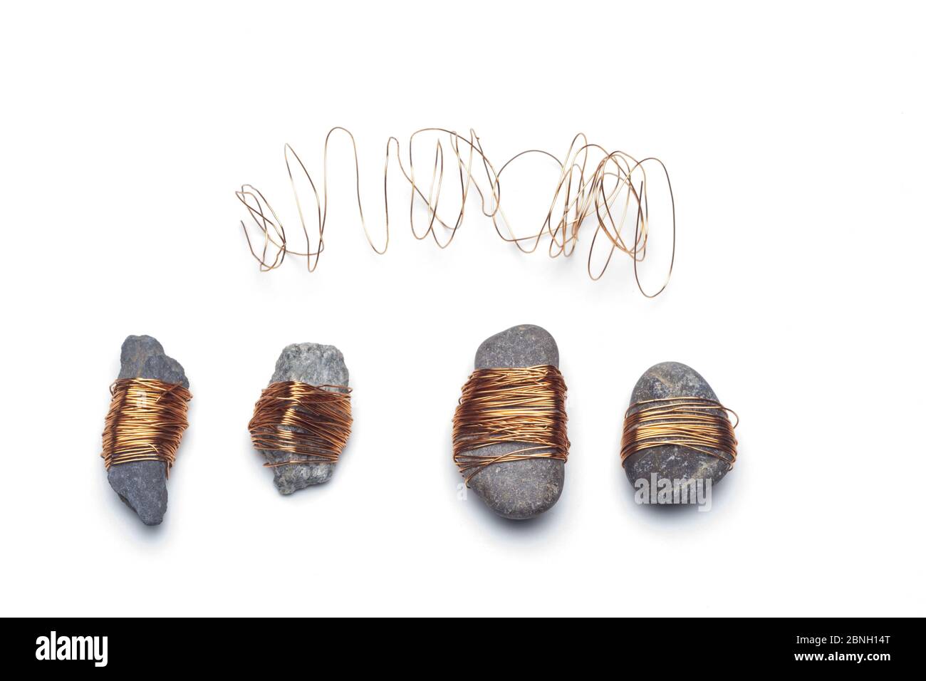 Copper is a great conductor of electricity, plastic-lined copper wire ...