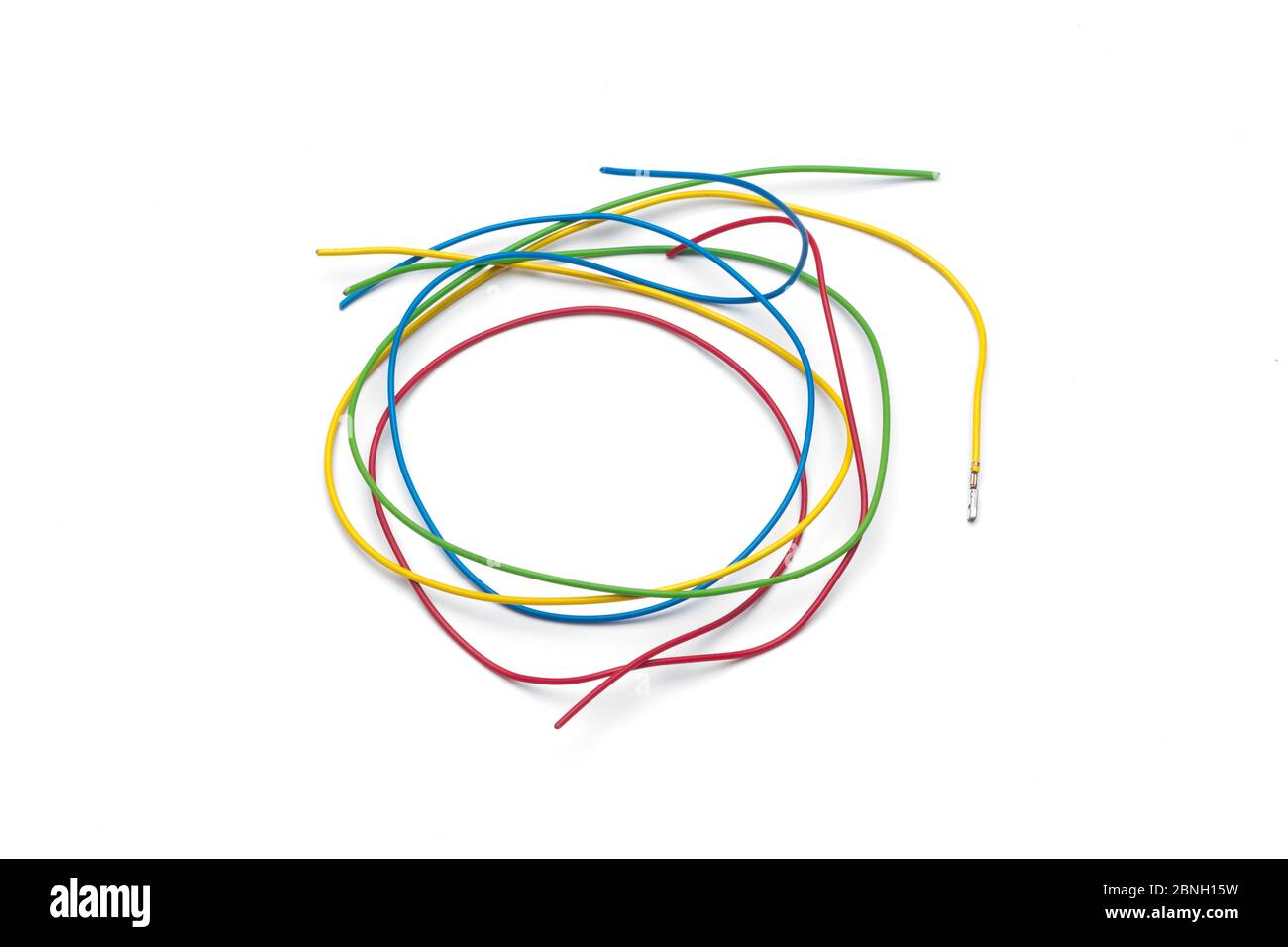 Copper is a great conductor of electricity, plastic-lined copper wire ...