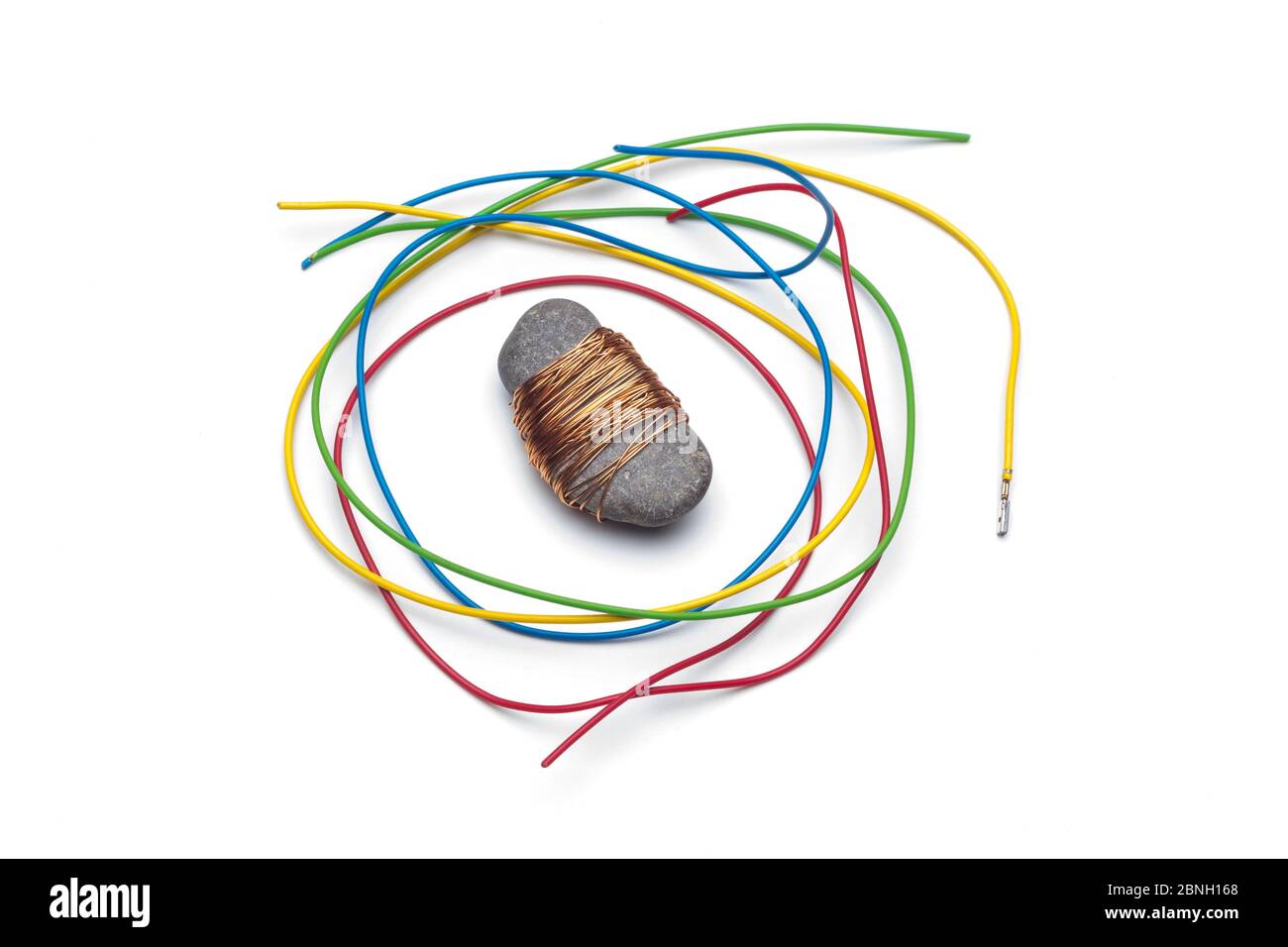 Copper is a great conductor of electricity, plastic-lined copper wire ...