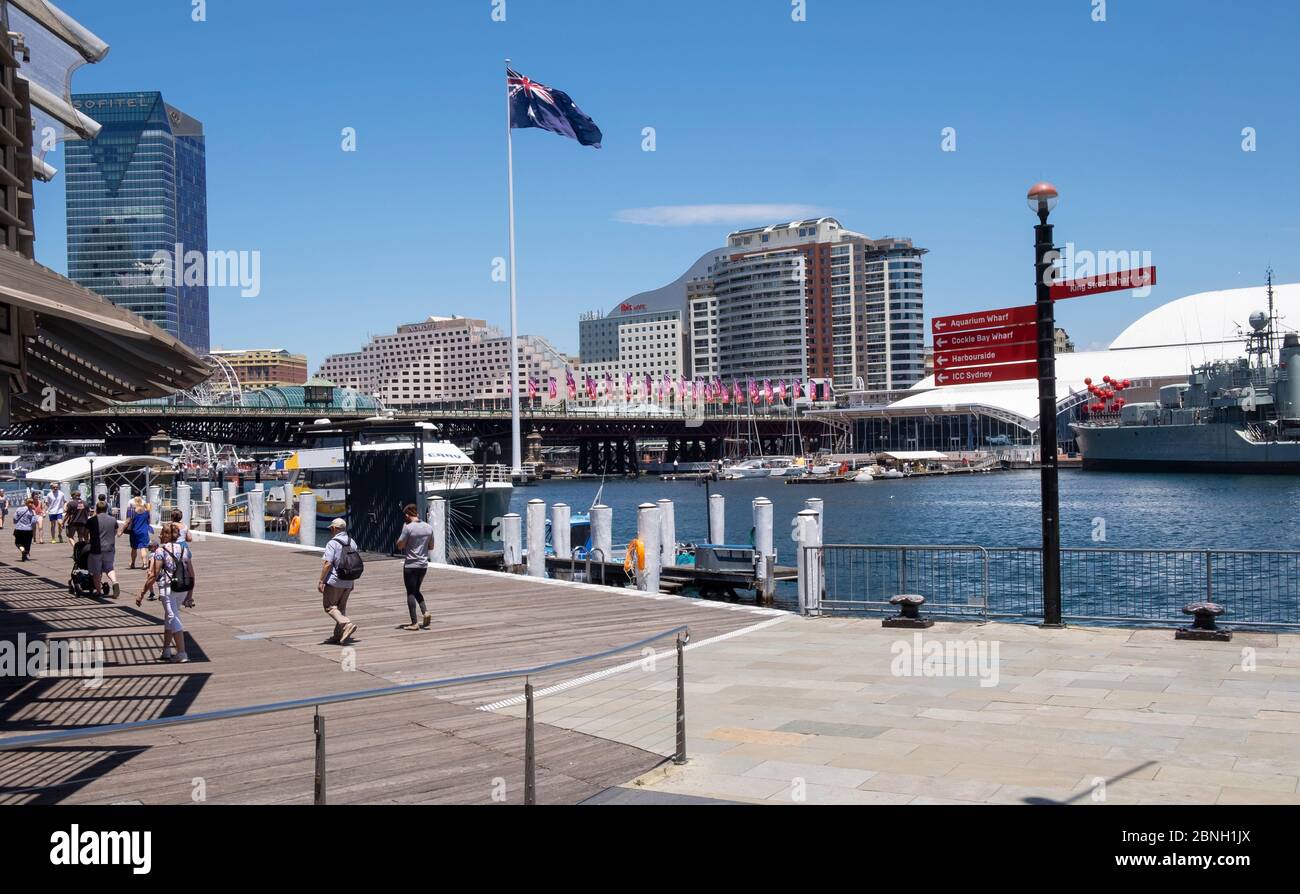 Darling Harbour, Sydney, Australia Stock Photo - Alamy