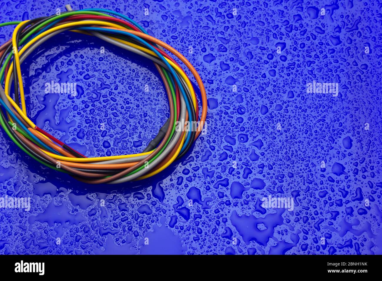 Copper is a great conductor of electricity, plastic-lined copper wire ...