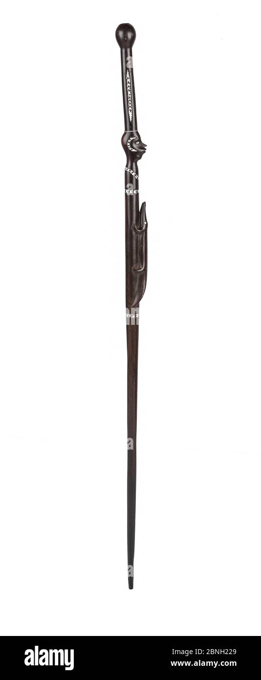 Vintage cane isolated on a white background Stock Photo - Alamy