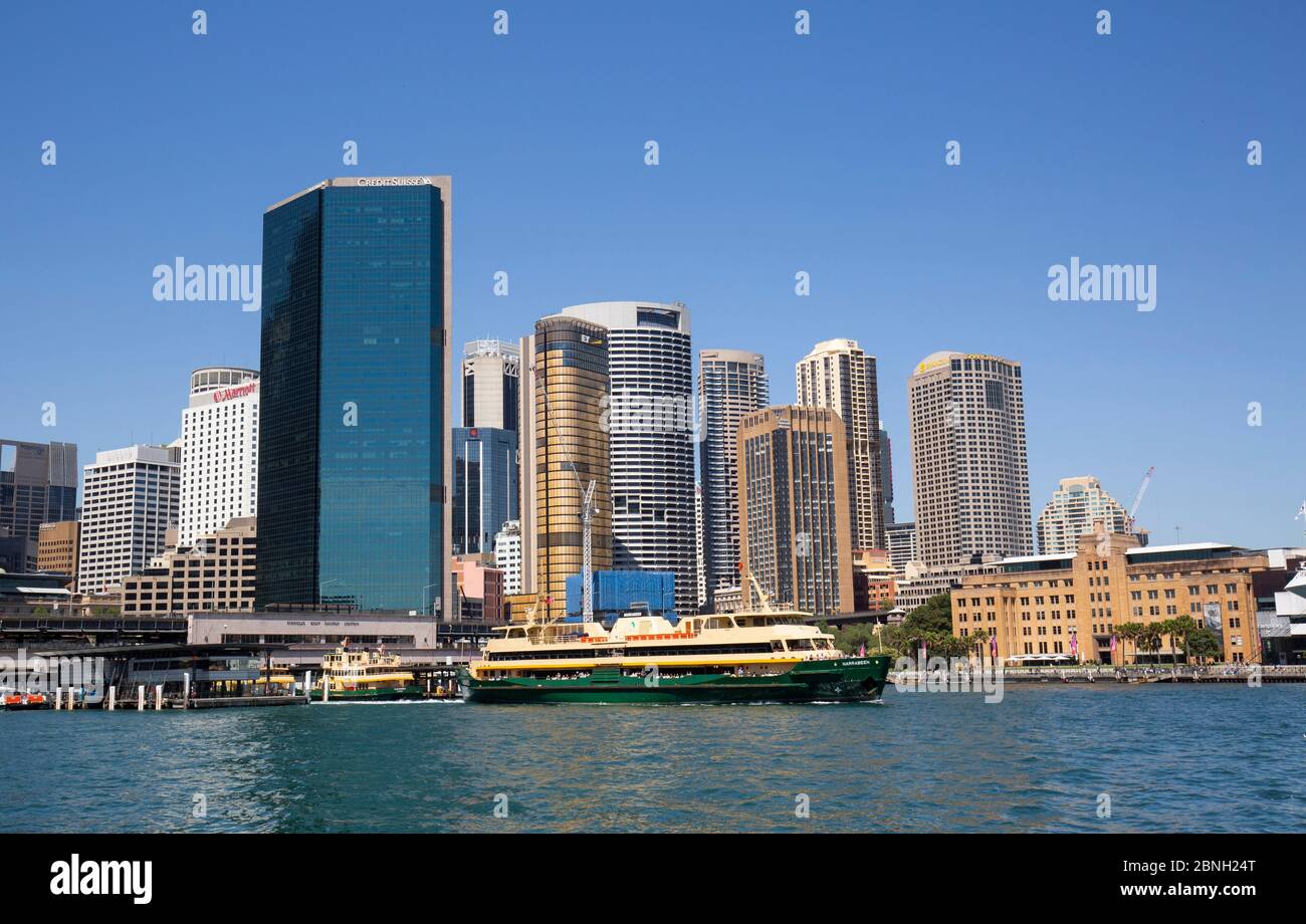 City skyline and Circular Quay as seen from Bennelong Point, Sydney ...
