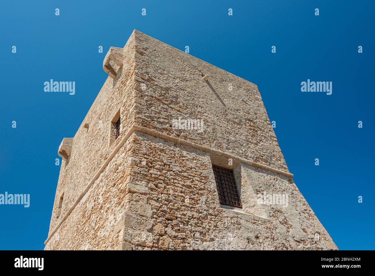 Church of Capo Colonna and the Nao tower Stock Photo - Alamy