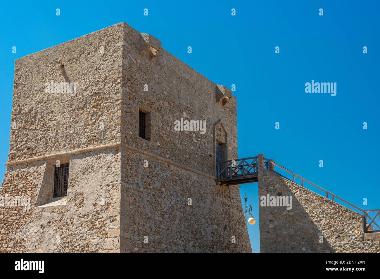 Church of Capo Colonna and the Nao tower Stock Photo - Alamy