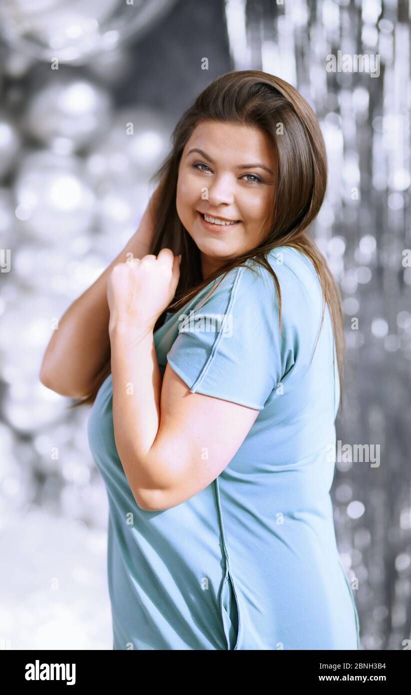 Portrait playful plus size hi-res stock photography and images - Alamy